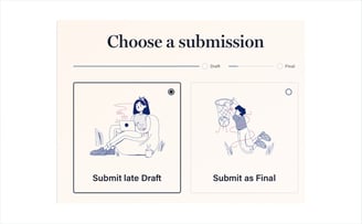 Submitting drafts